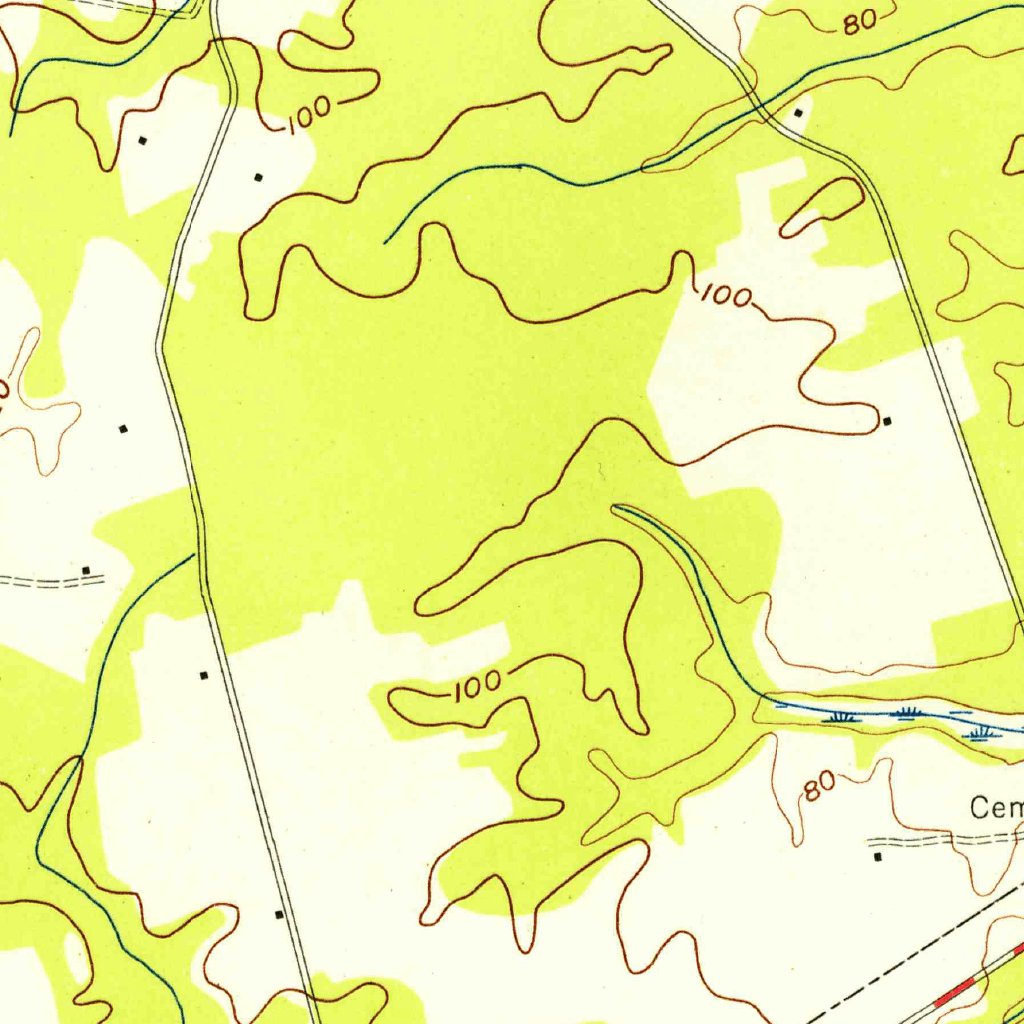 Dendron, VA (1954, 24000-Scale) Map by United States Geological Survey ...