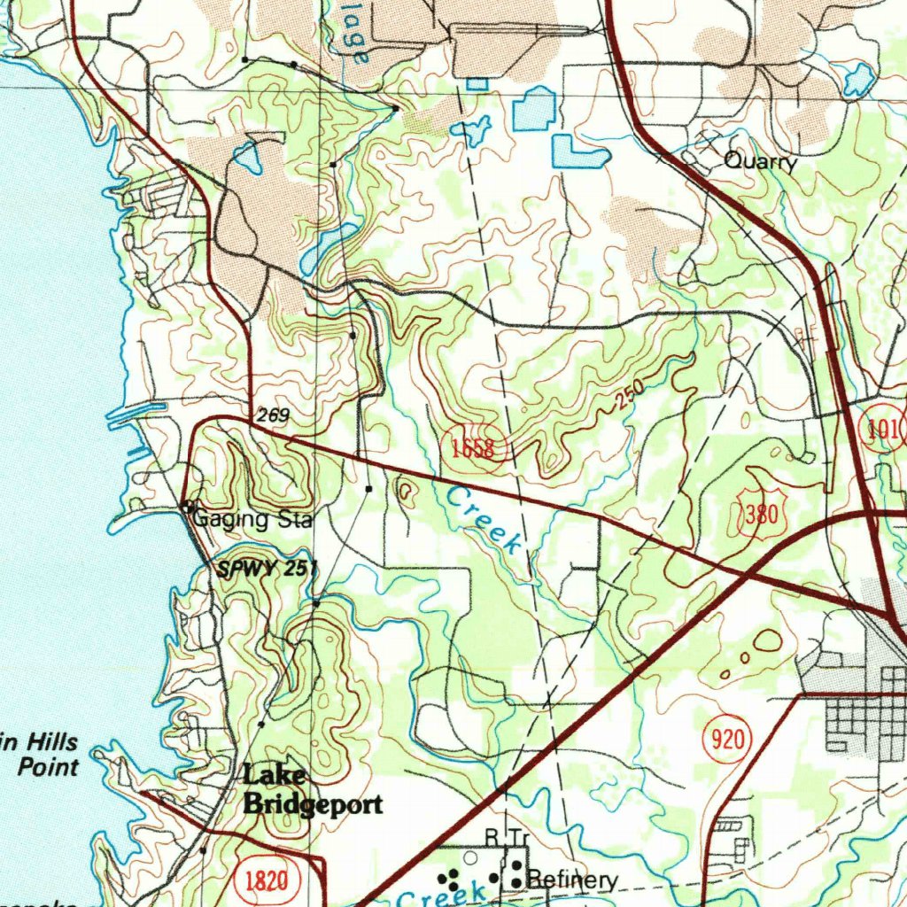Denton, TX (1991, 100000-Scale) Map by United States Geological Survey ...