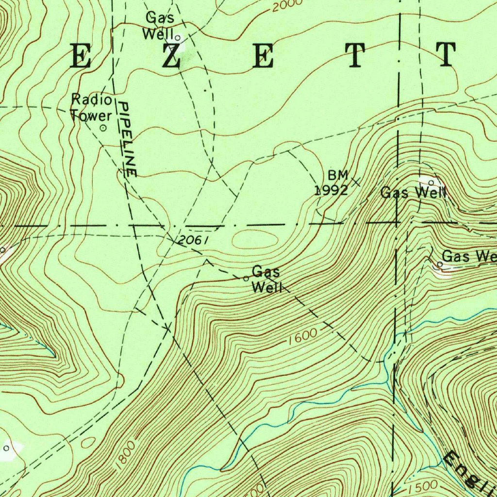 Dents Run, PA (1969, 24000-Scale) Map by United States Geological ...