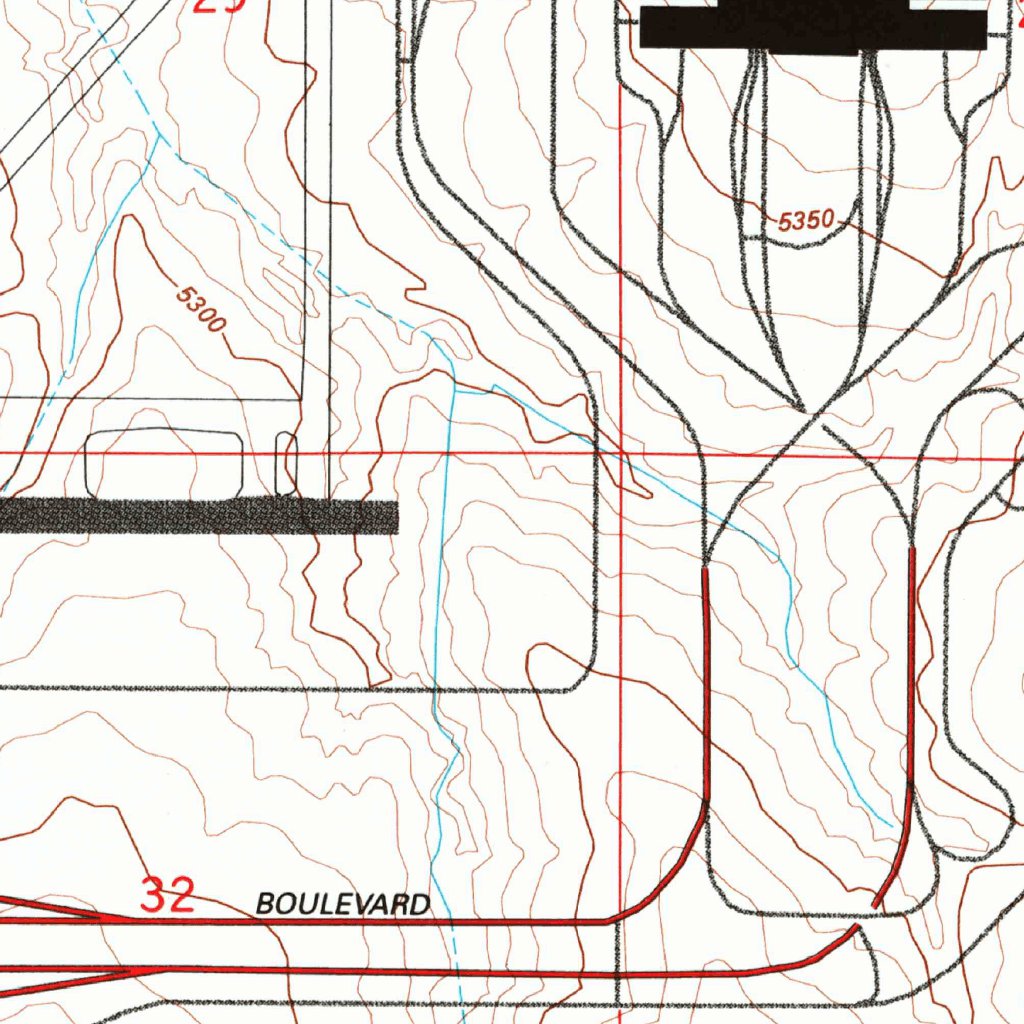 Denver International Airport, CO (1966, 24000-Scale) Map by United ...
