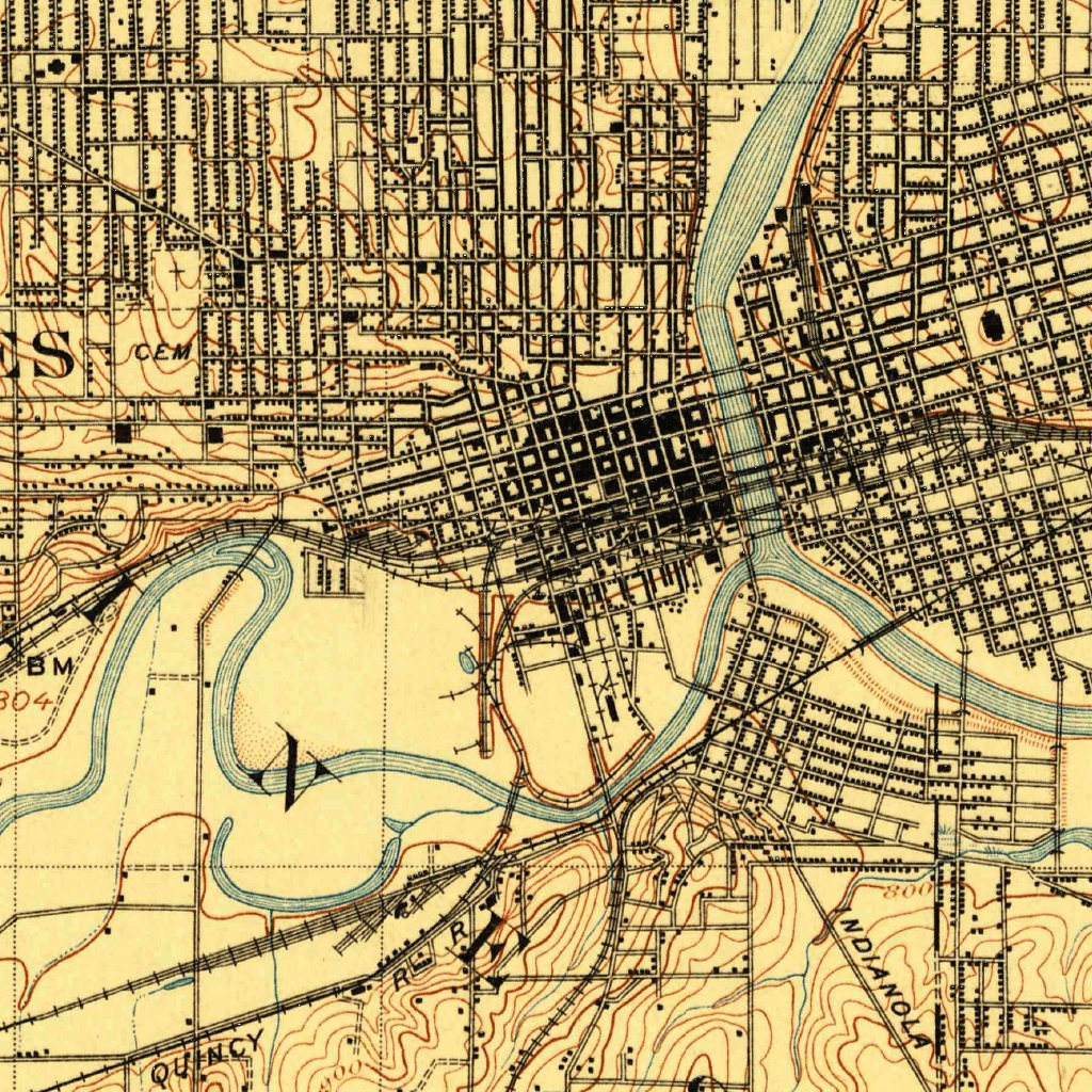 Des Moines, IA (1907, 62500-Scale) Map by United States Geological ...