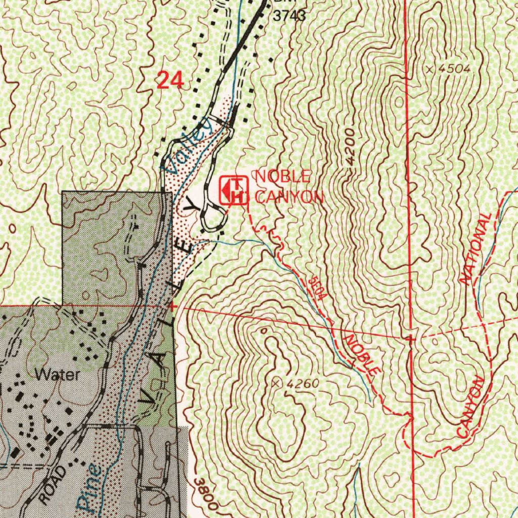 Descanso, CA (1997, 24000-Scale) Map by United States Geological Survey ...