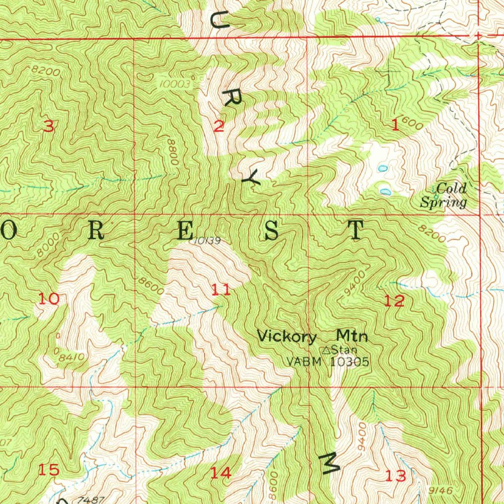 Deseret Peak, UT (1955, 62500-Scale) Map by United States Geological ...