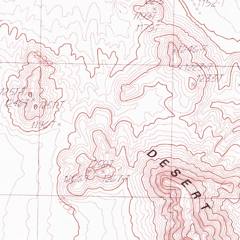 Desert Hills NW, NV (1983, 24000-Scale) Map by United States Geological ...
