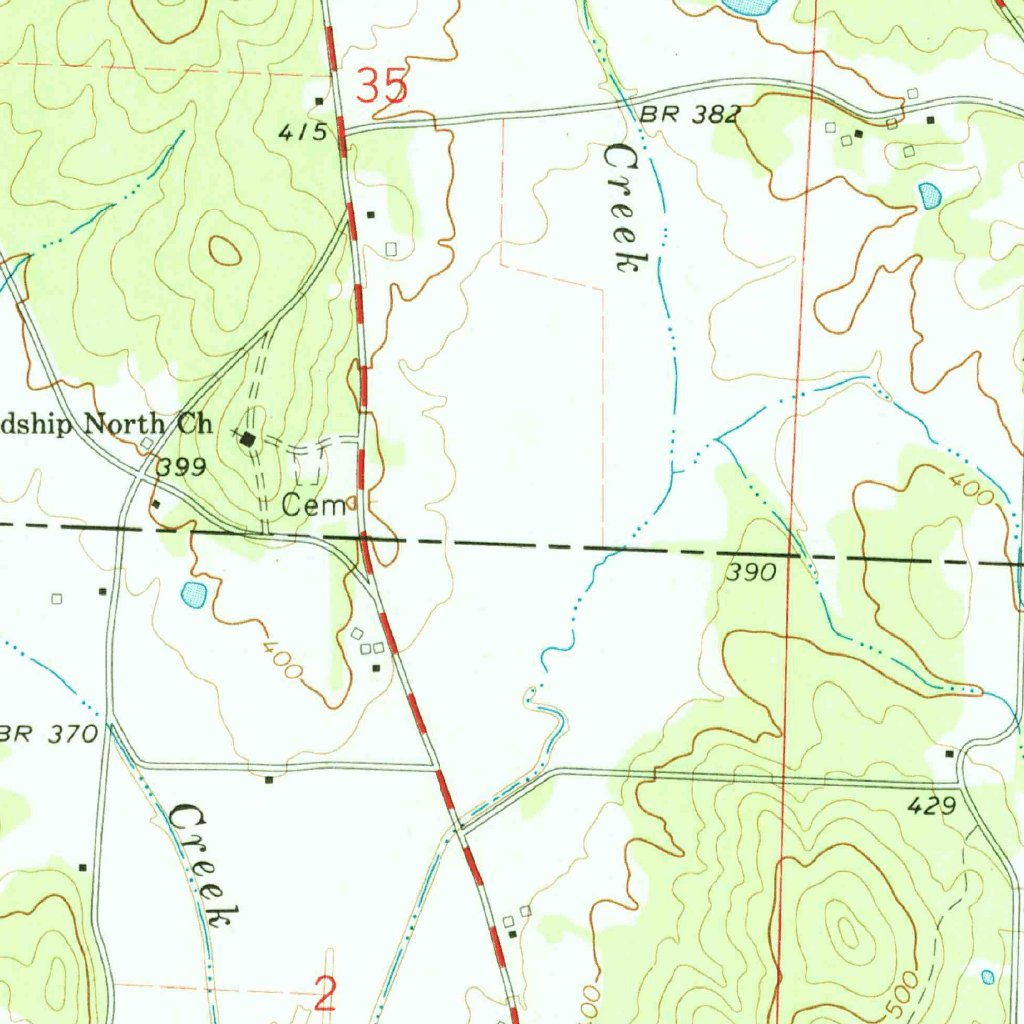Detroit, AL-MS (1967, 24000-Scale) Map by United States Geological ...