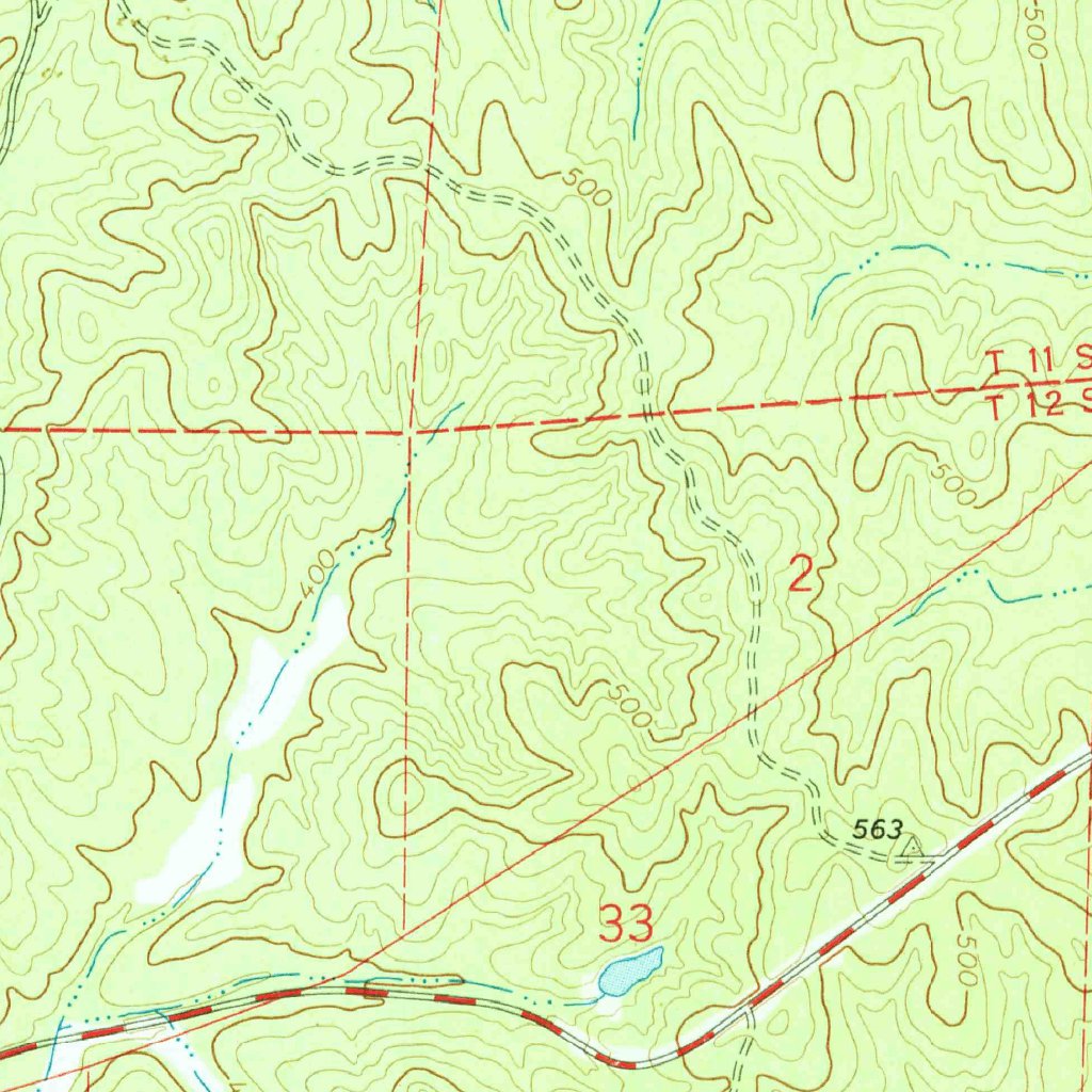 Detroit, AL-MS (1967, 24000-Scale) Map by United States Geological ...