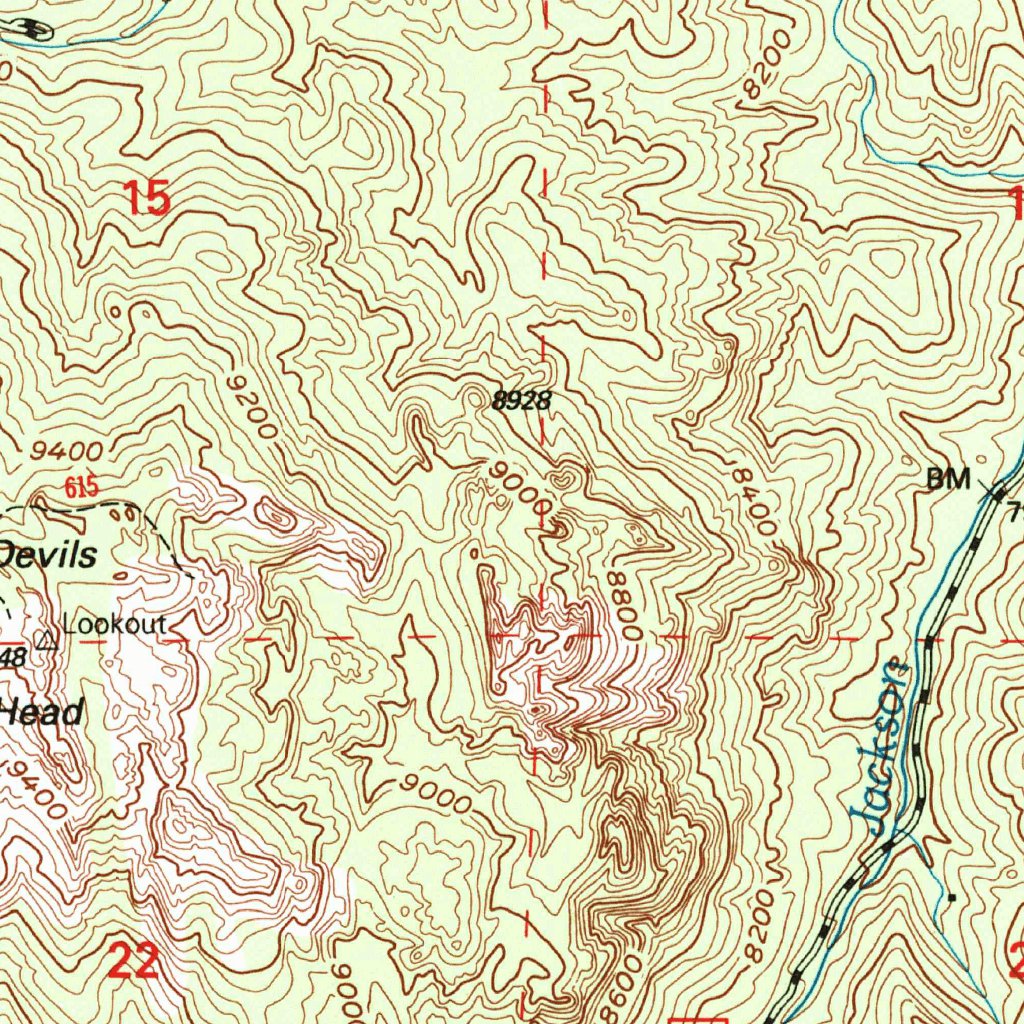 Devils Head, CO (1994, 24000-Scale) Map by United States Geological ...