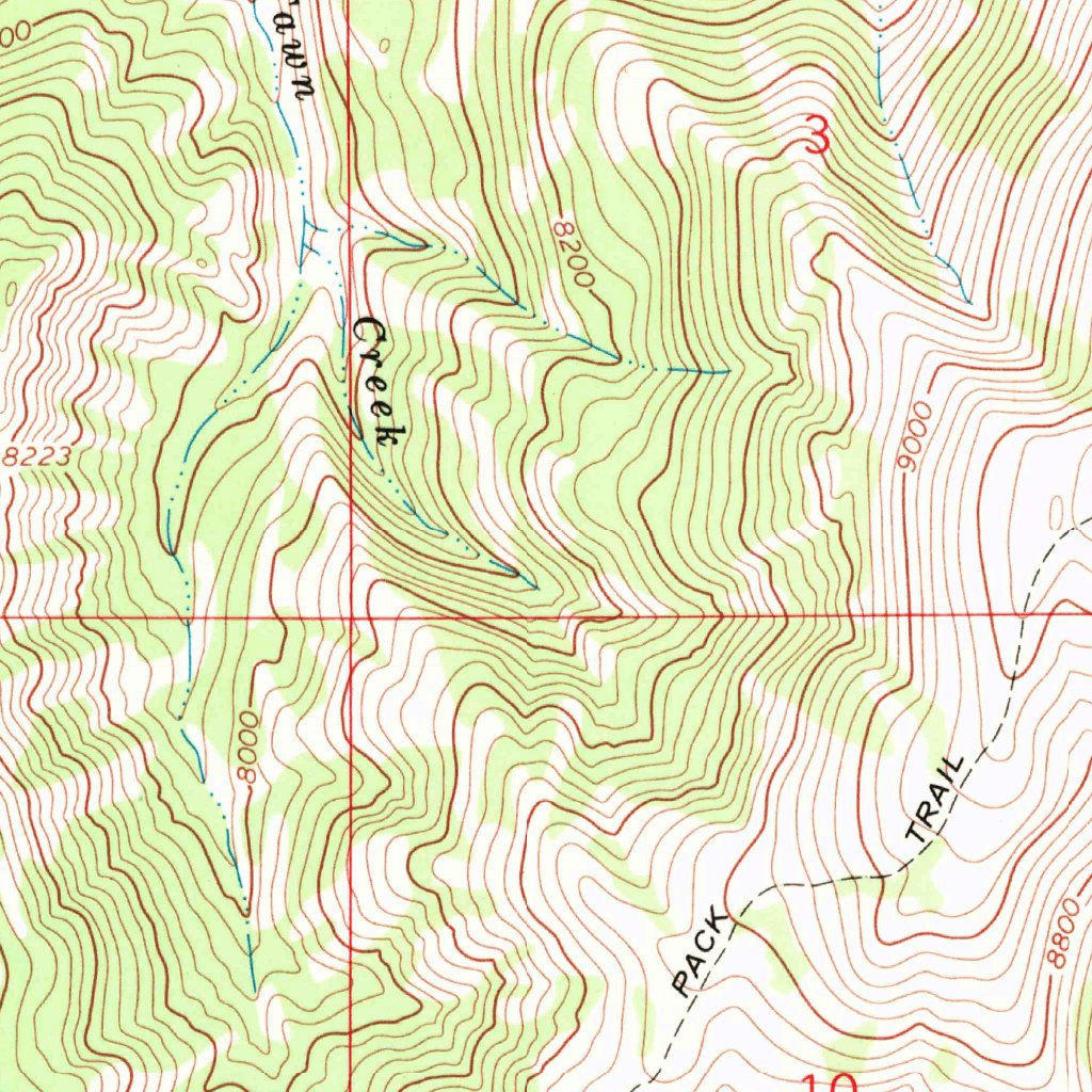 Devils Hole Creek, WY (1967, 24000-Scale) Map by United States ...