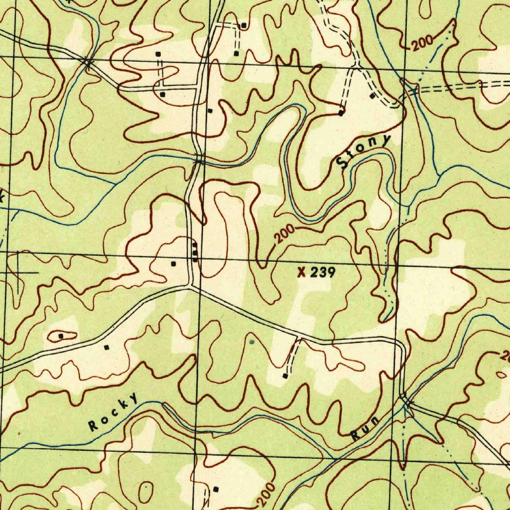 Dewitt, VA (1944, 31680-Scale) Map by United States Geological Survey ...