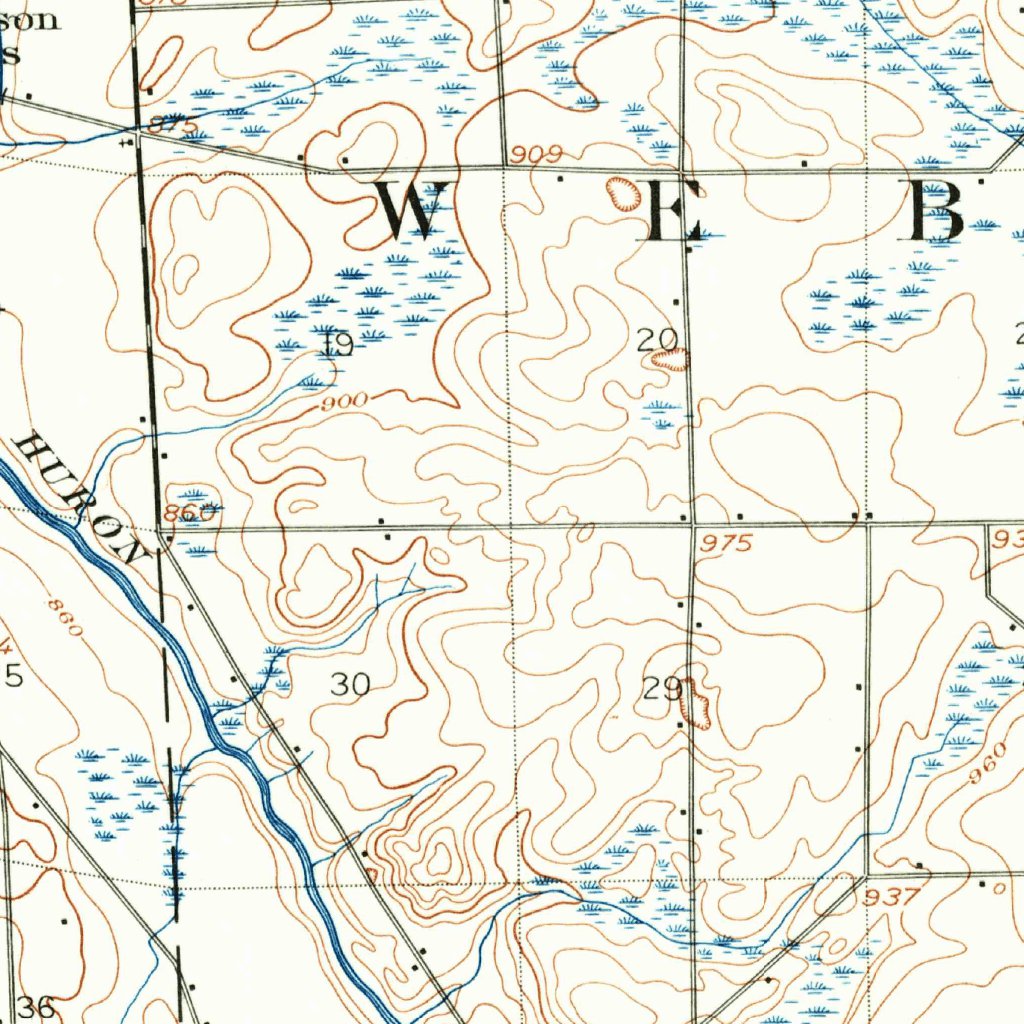 Dexter, MI (1902, 62500-Scale) Map by United States Geological Survey ...