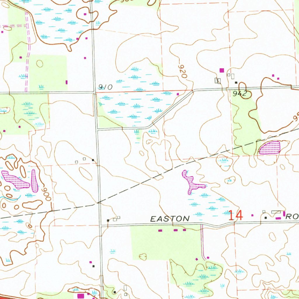Dexter, MI (1964, 24000-Scale) Map by United States Geological Survey ...