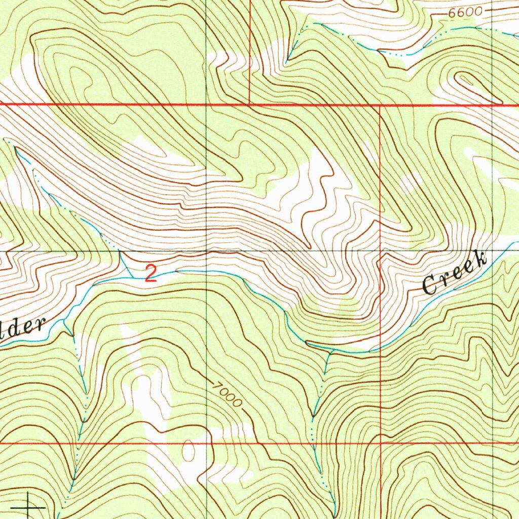 Diamond Flat, ID (1980, 24000-Scale) Map by United States Geological ...