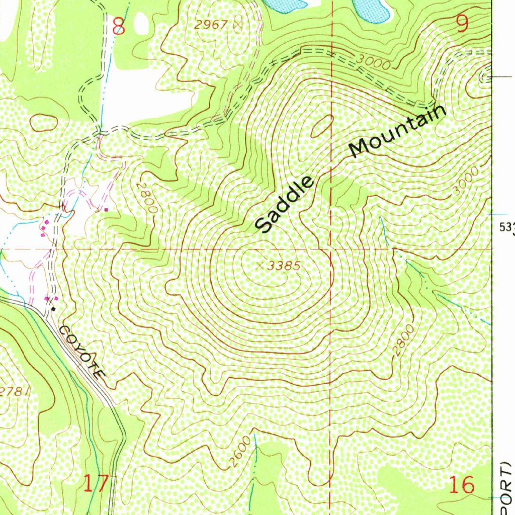 Diamond Lake, WA (1968, 24000-Scale) Map by United States Geological ...