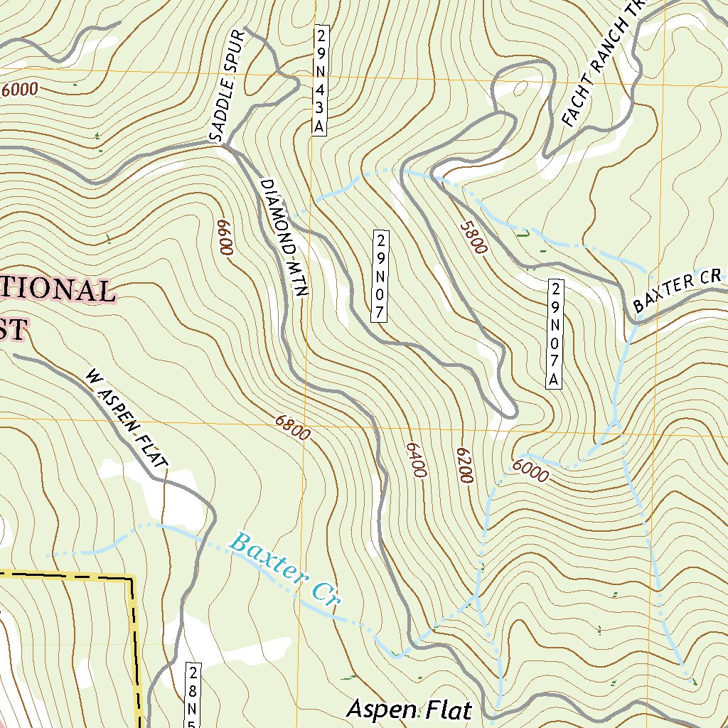 Diamond Mountain, CA (2018, 24000-Scale) Map by United States ...