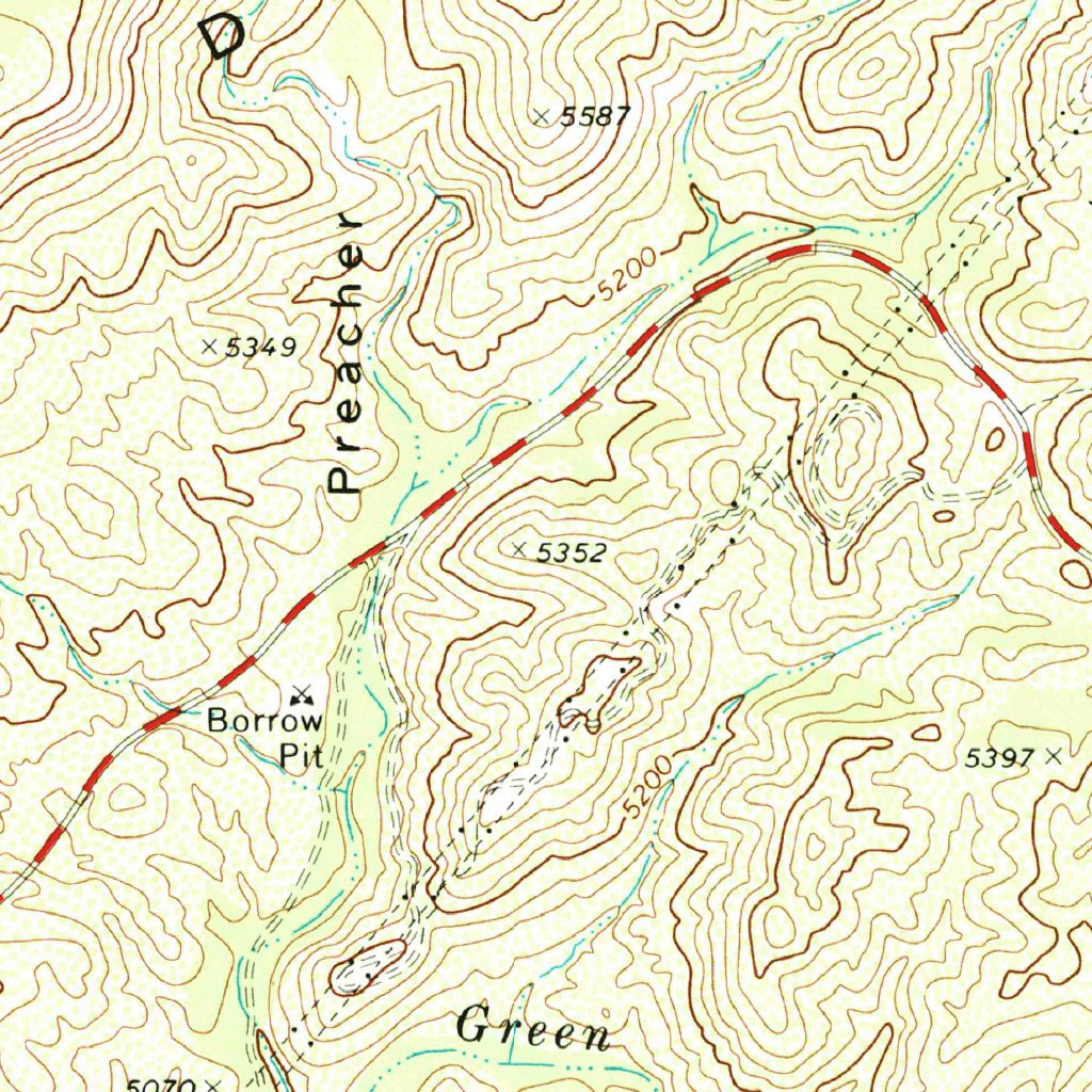 Diamond Point, AZ (1973, 24000-Scale) Map by United States Geological ...