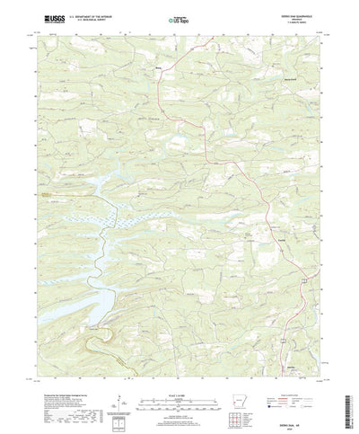 Dierks Dam, AR (2020, 24000-Scale) Map by United States Geological ...