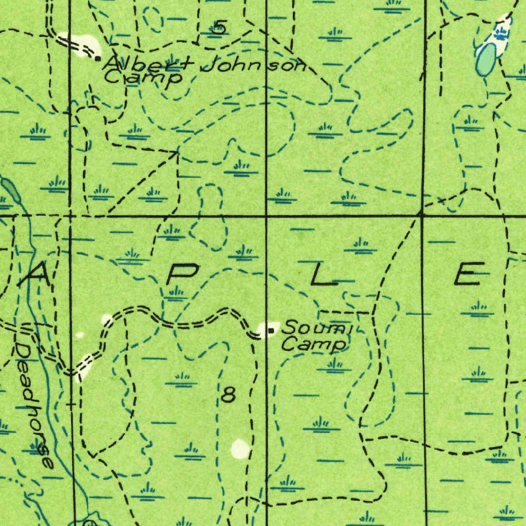 Diffin, MI (1932, 31680-Scale) Map by United States Geological Survey ...