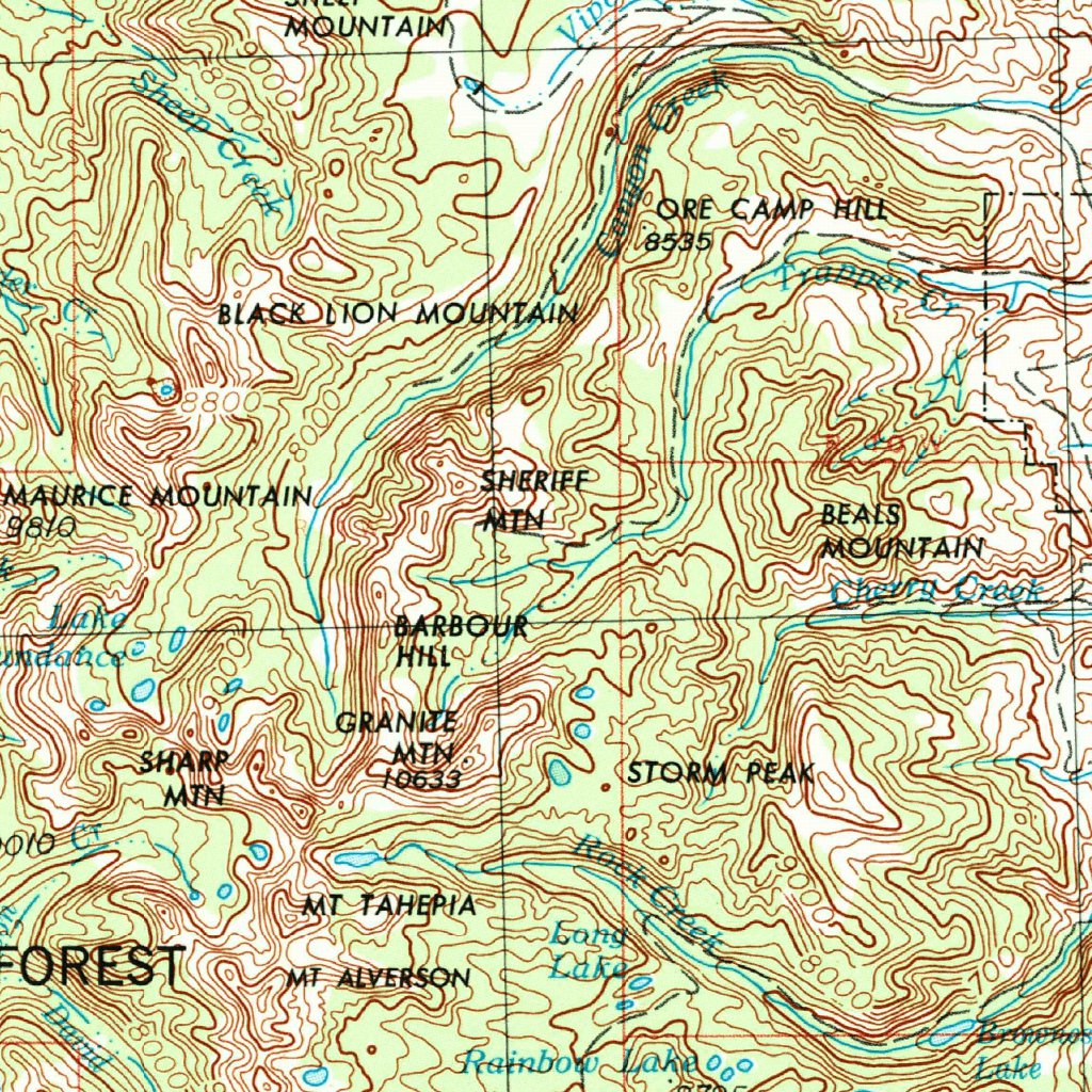 Dillon, MT-ID (1955, 250000-Scale) Map by United States Geological ...