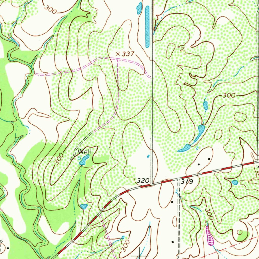 Dilworth, TX (1962, 24000-Scale) Map by United States Geological Survey ...