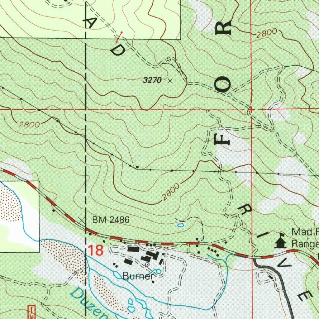 Dinsmore, CA (1997, 24000-Scale) Map by United States Geological Survey ...
