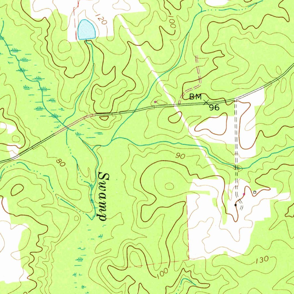 Disputanta South, VA (1968, 24000-Scale) Map by United States ...