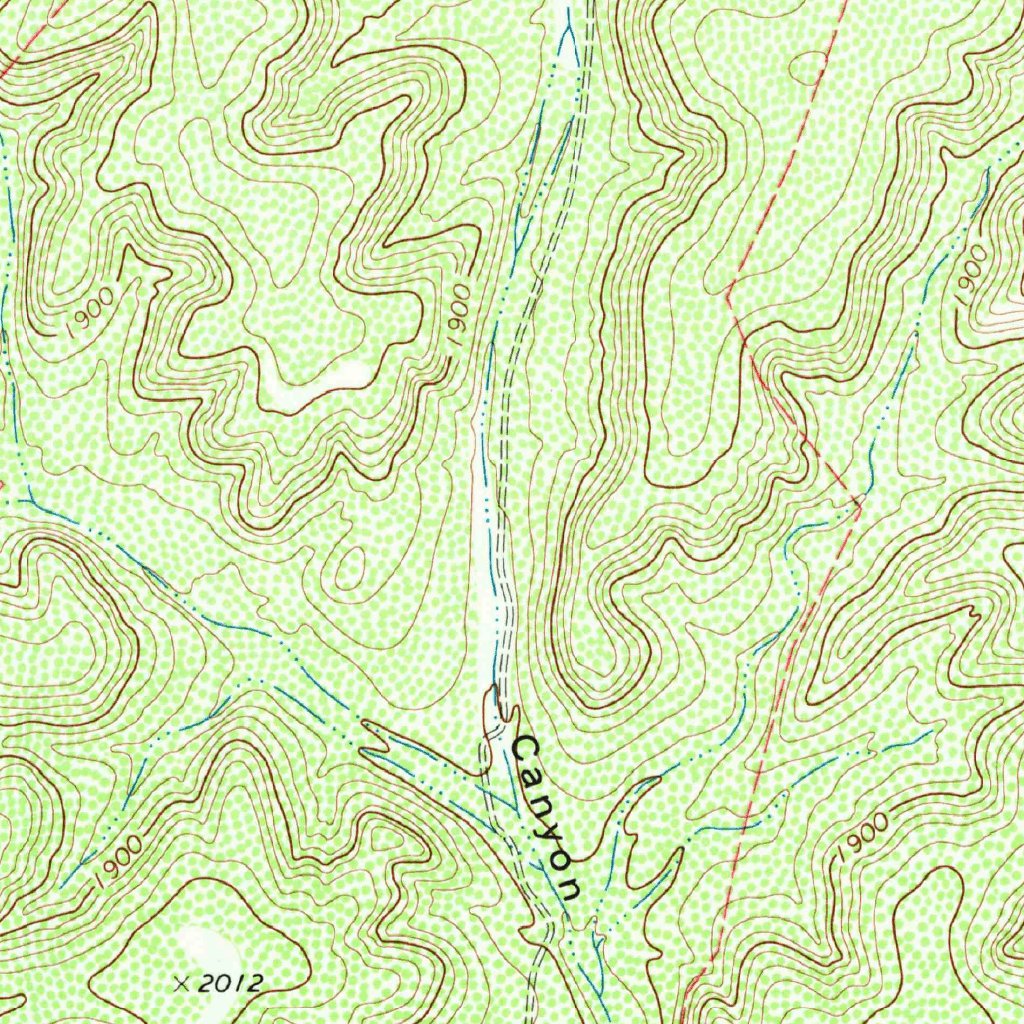 Divide Well Draw, TX (1970, 24000-Scale) Map by United States ...