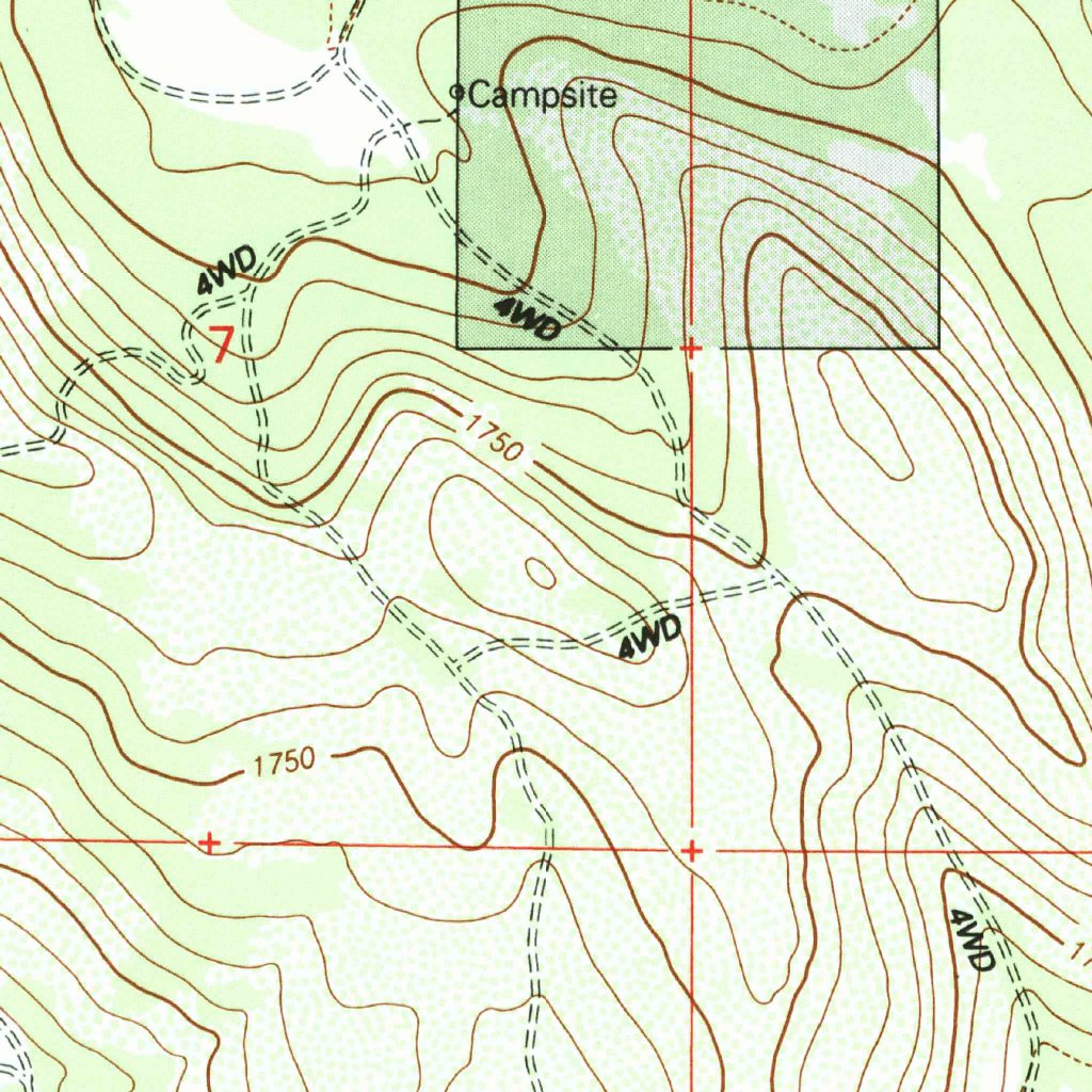 Dixie Peak, CA (1993, 24000-Scale) Map by United States Geological ...