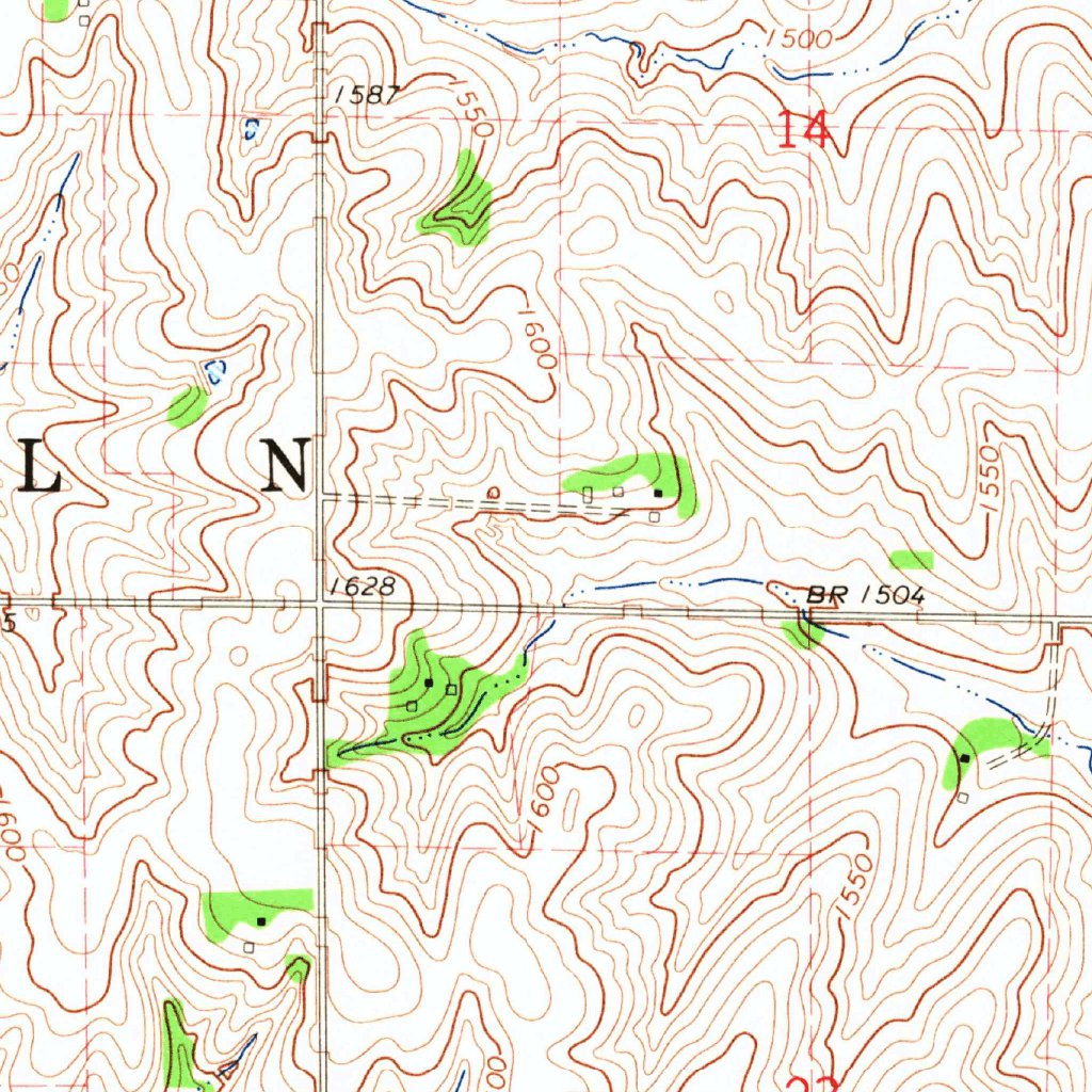 Dodge, NE (1966, 24000-Scale) Map by United States Geological Survey ...