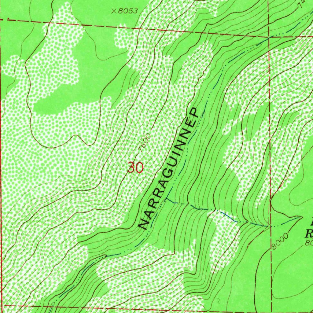Doe Canyon, CO (1965, 24000-Scale) Map by United States Geological ...
