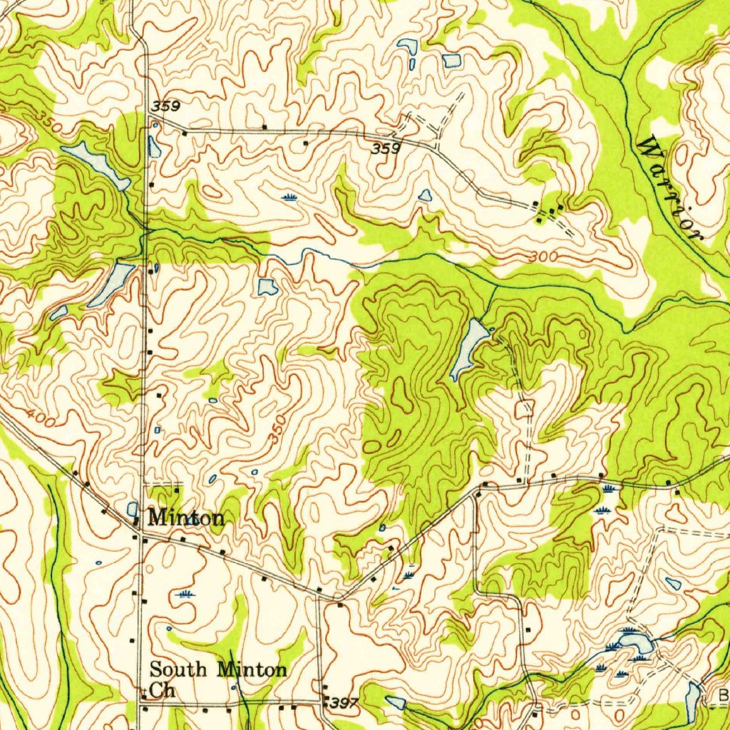 Doerun, GA (1956, 62500-Scale) Map by United States Geological Survey ...