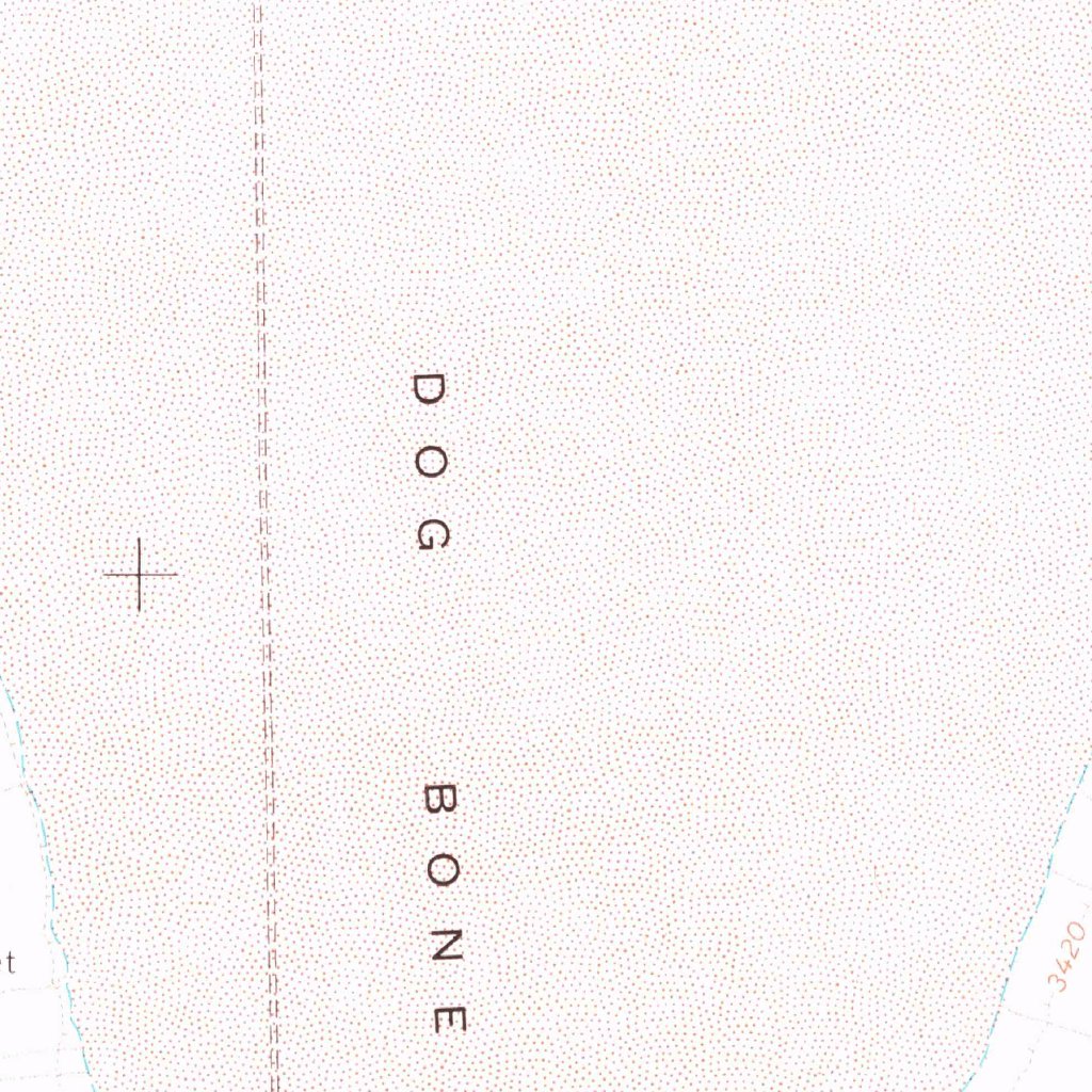 Dog Bone Lake North, NV (1973, 24000-Scale) Map by United States ...