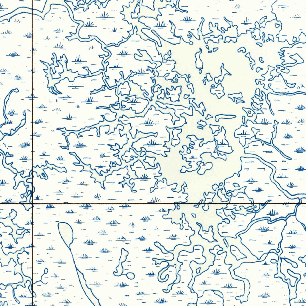 Dog Lake, LA (1949, 31680-Scale) Map by United States Geological Survey ...