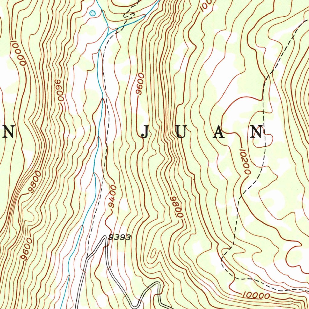 Dolores Peak, CO (1953, 24000-Scale) Map by United States Geological ...
