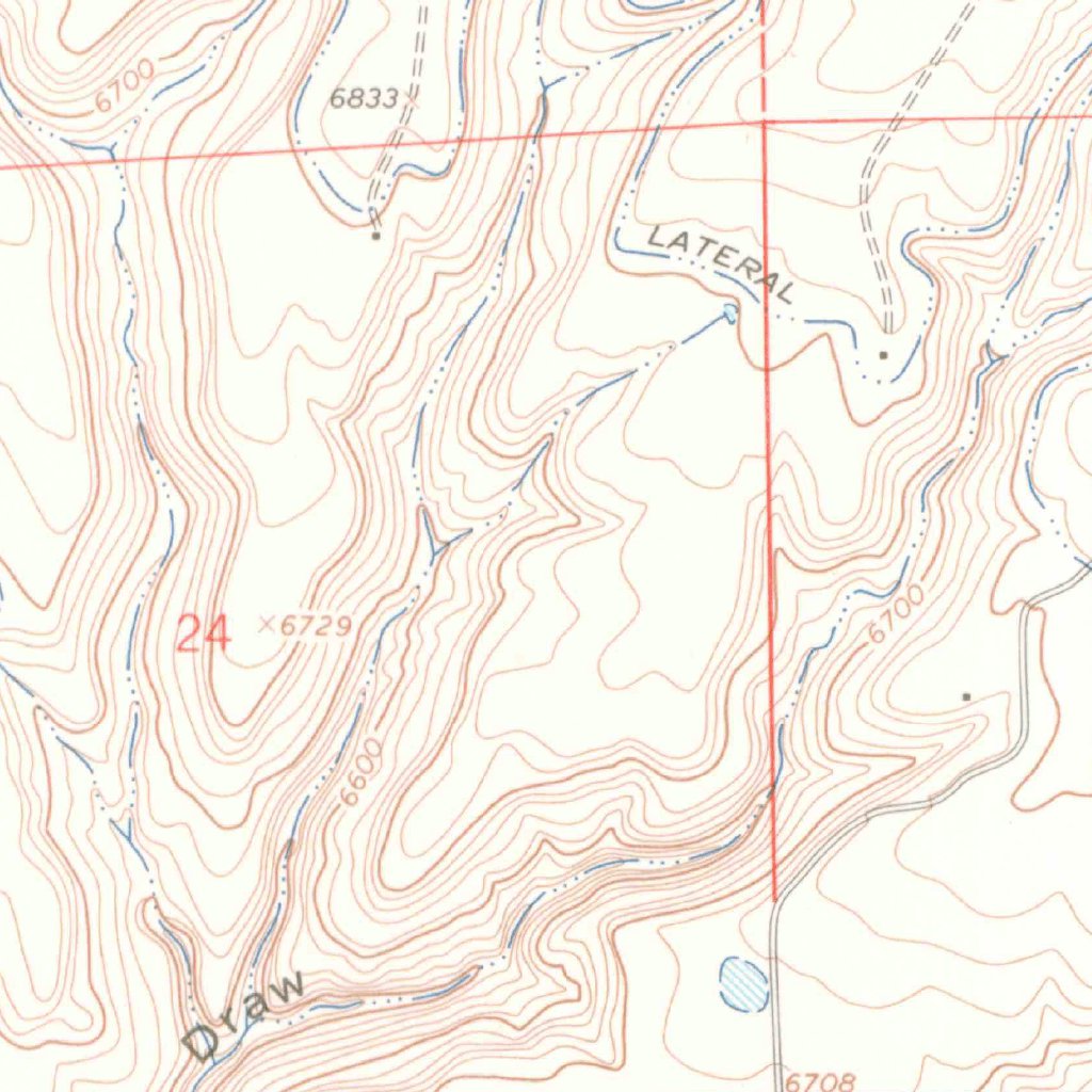 Dolores West, CO (1965, 24000-Scale) Map by United States Geological ...