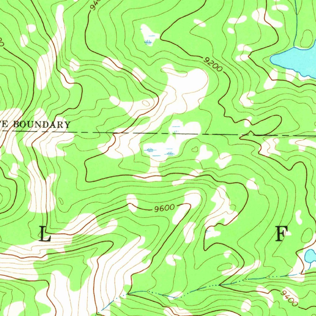 Dome Lake, WY (1964, 24000-Scale) Map by United States Geological ...