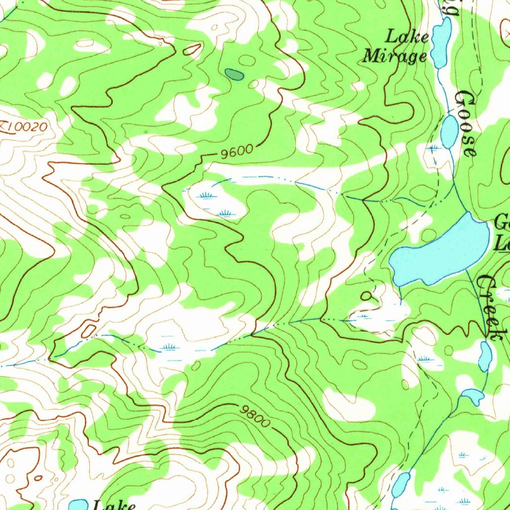 Dome Lake, WY (1964, 24000-Scale) Map by United States Geological ...