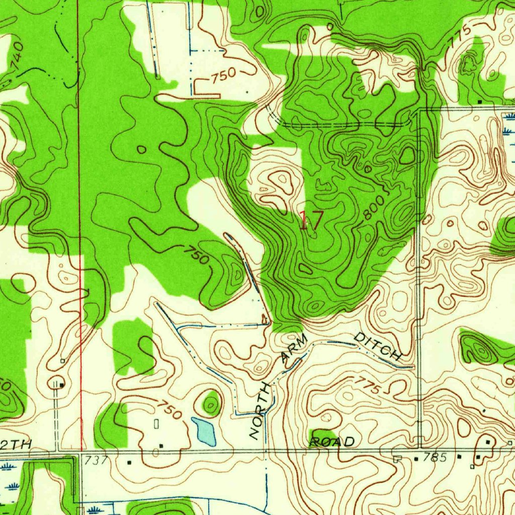 Donaldson, IN (1958, 24000-Scale) Map by United States Geological ...