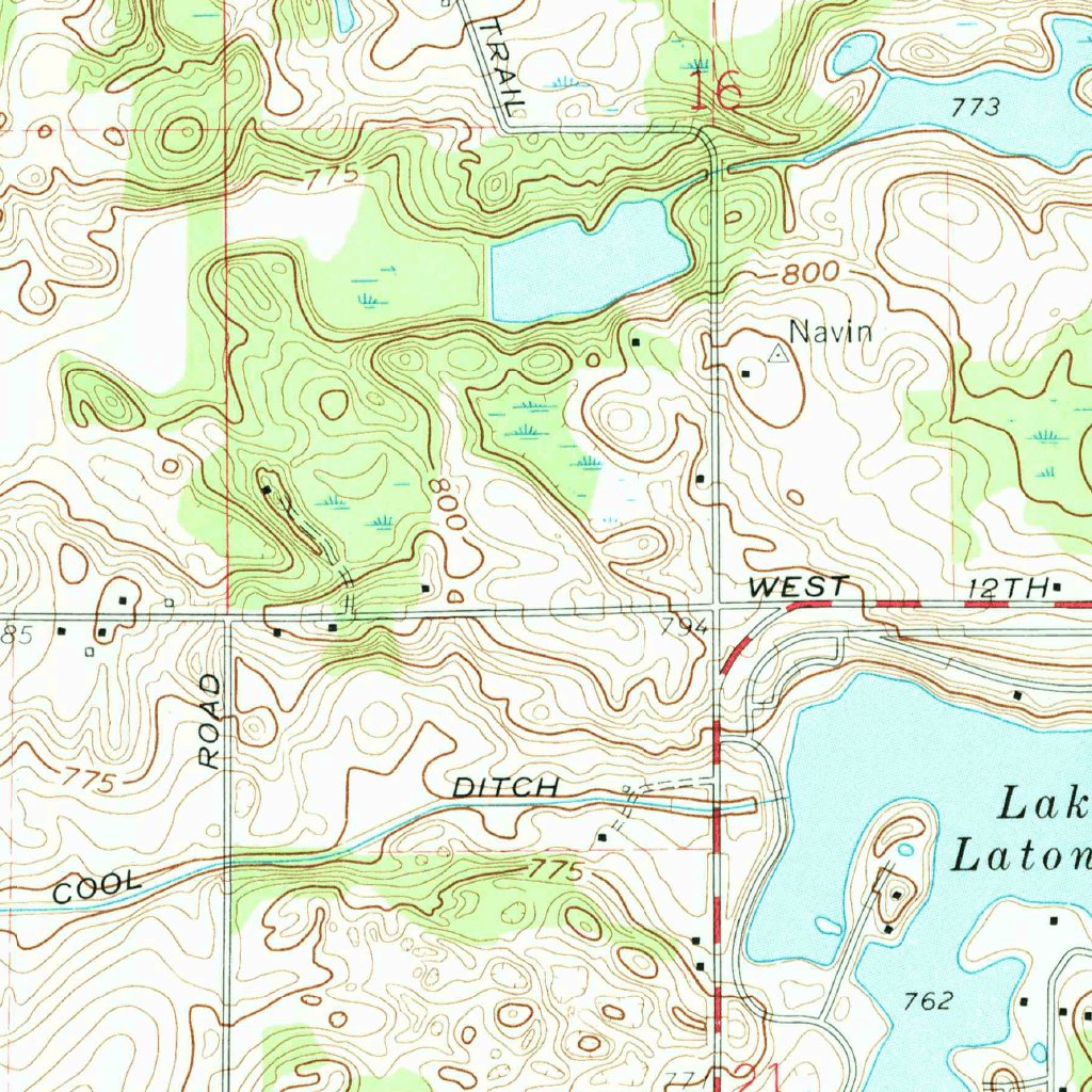Donaldson, IN (1972, 24000-Scale) Map by United States Geological ...