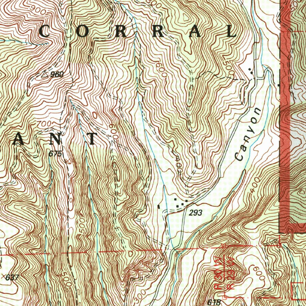 Dos Pueblos Canyon, CA (1995, 24000-Scale) Map by United States ...