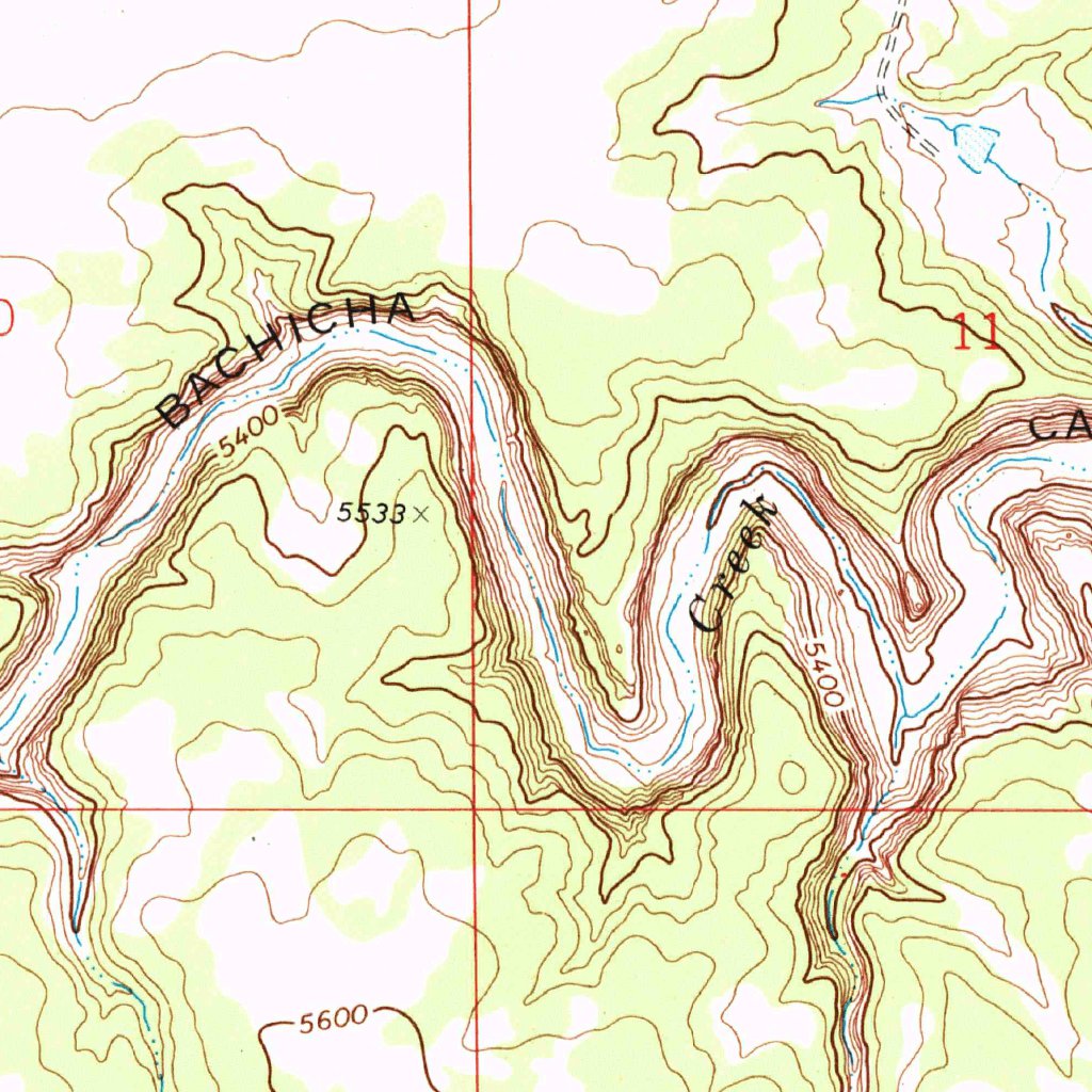 Doss Canyon South, CO (1972, 24000-Scale) Map by United States ...