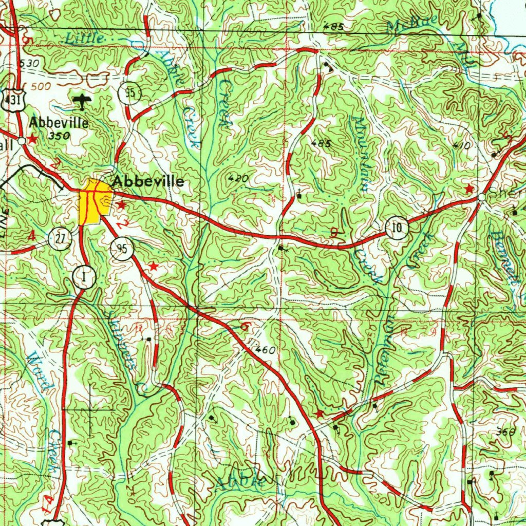 Dothan, AL-GA-FL (1953, 250000-Scale) Map by United States Geological ...