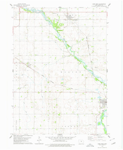 Dows West, IA (1978, 24000-Scale) Map by United States Geological ...