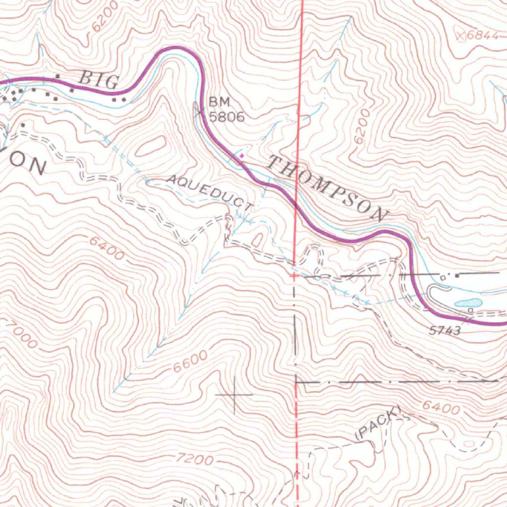 Drake, CO (1962, 24000-Scale) Map by United States Geological Survey ...