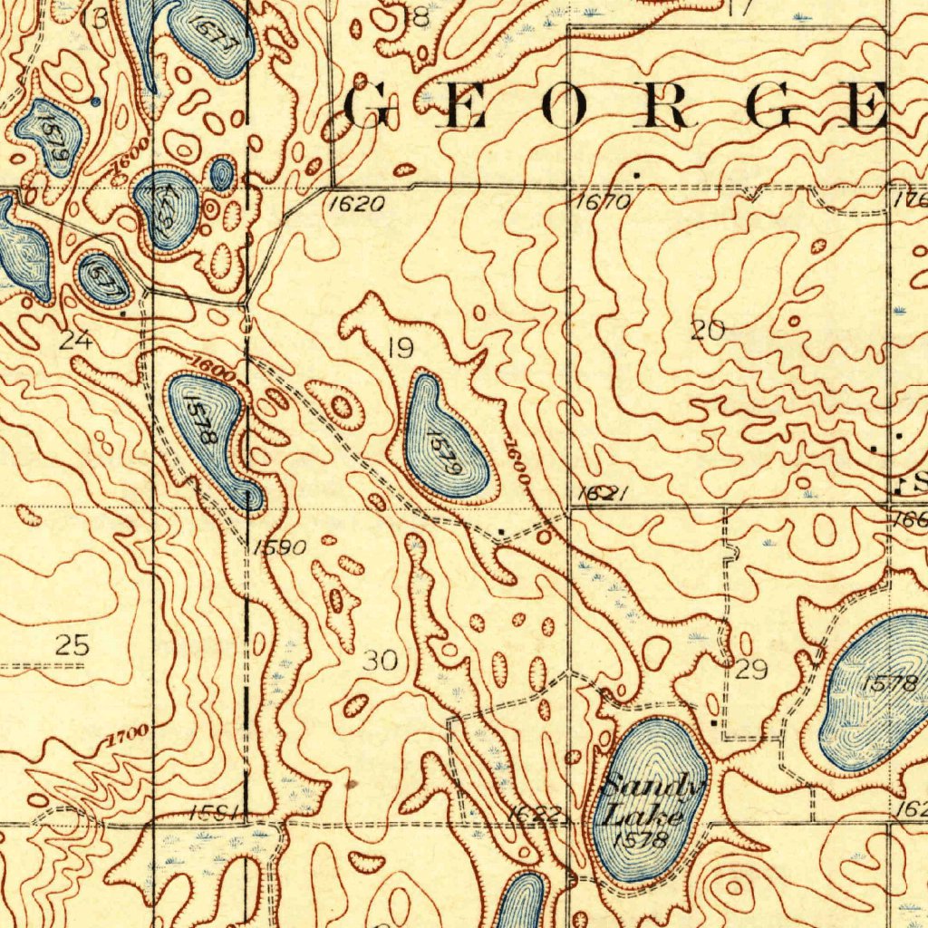 Drake, ND (1930, 62500-Scale) Map by United States Geological Survey ...