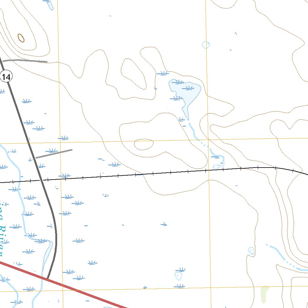 Drake NW, ND (2020, 24000-Scale) Map by United States Geological Survey ...