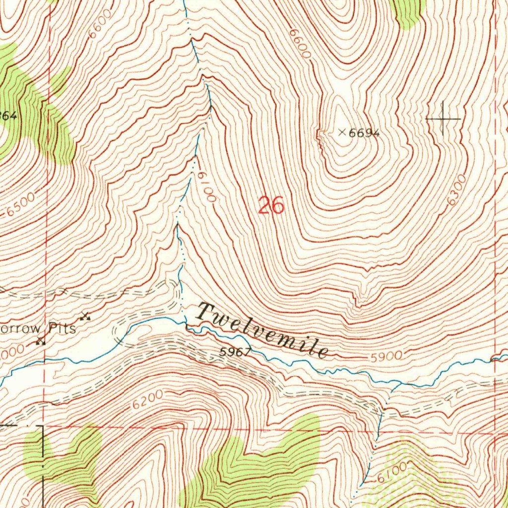 Drake Peak, OR (1968, 24000-Scale) Map by United States Geological ...