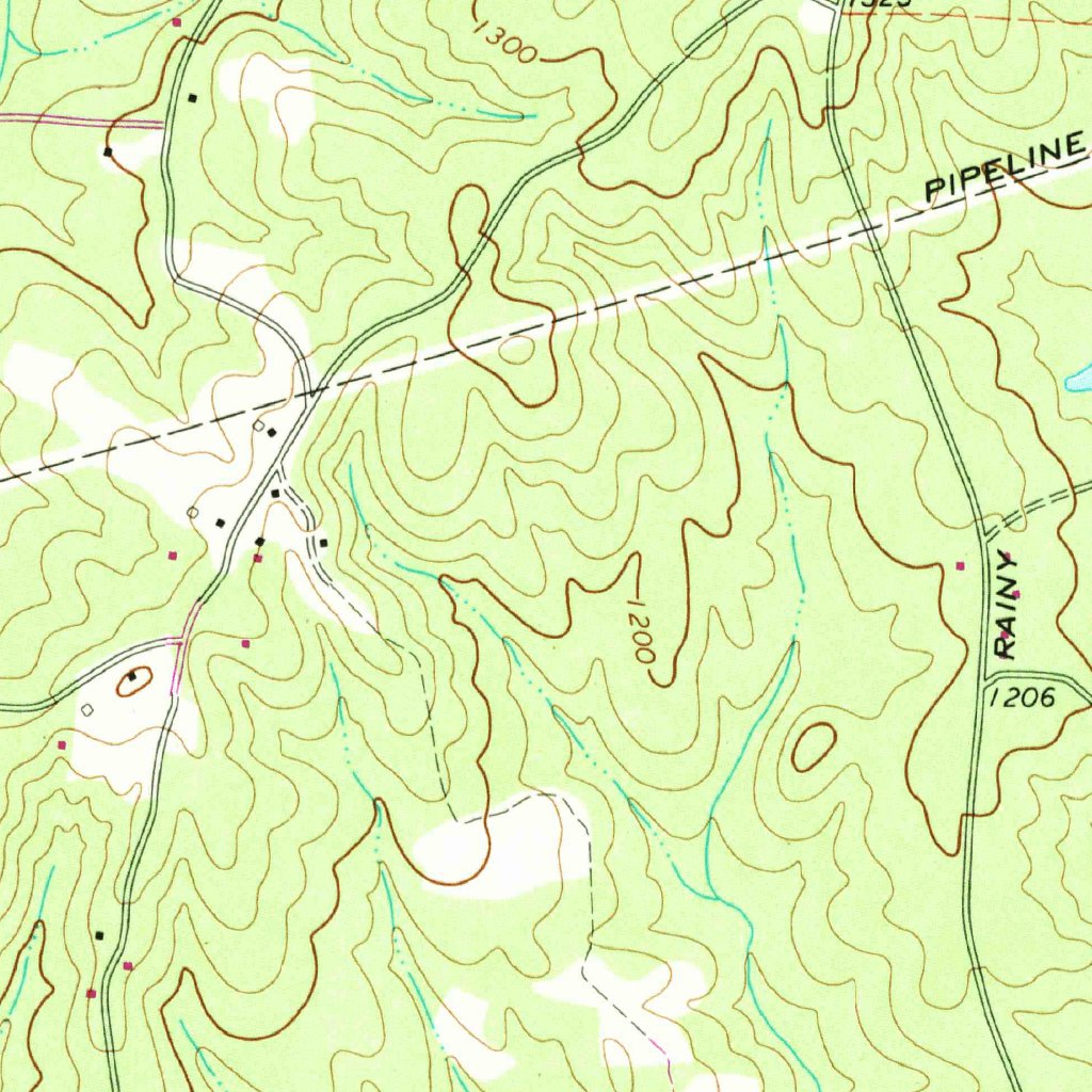 Draketown, GA (1973, 24000-Scale) Map by United States Geological ...