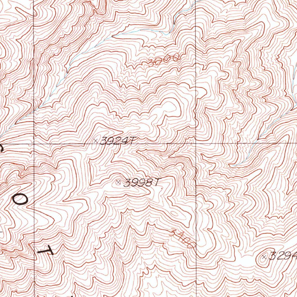 Dry Bone Canyon, CA (1986, 24000-Scale) Map by United States Geological ...