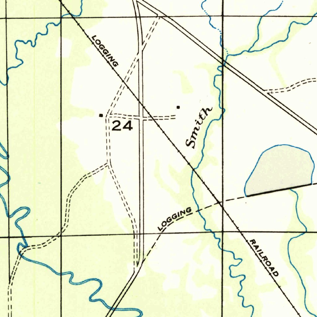 Dry Creek, LA (1947, 31680-Scale) Map by United States Geological ...