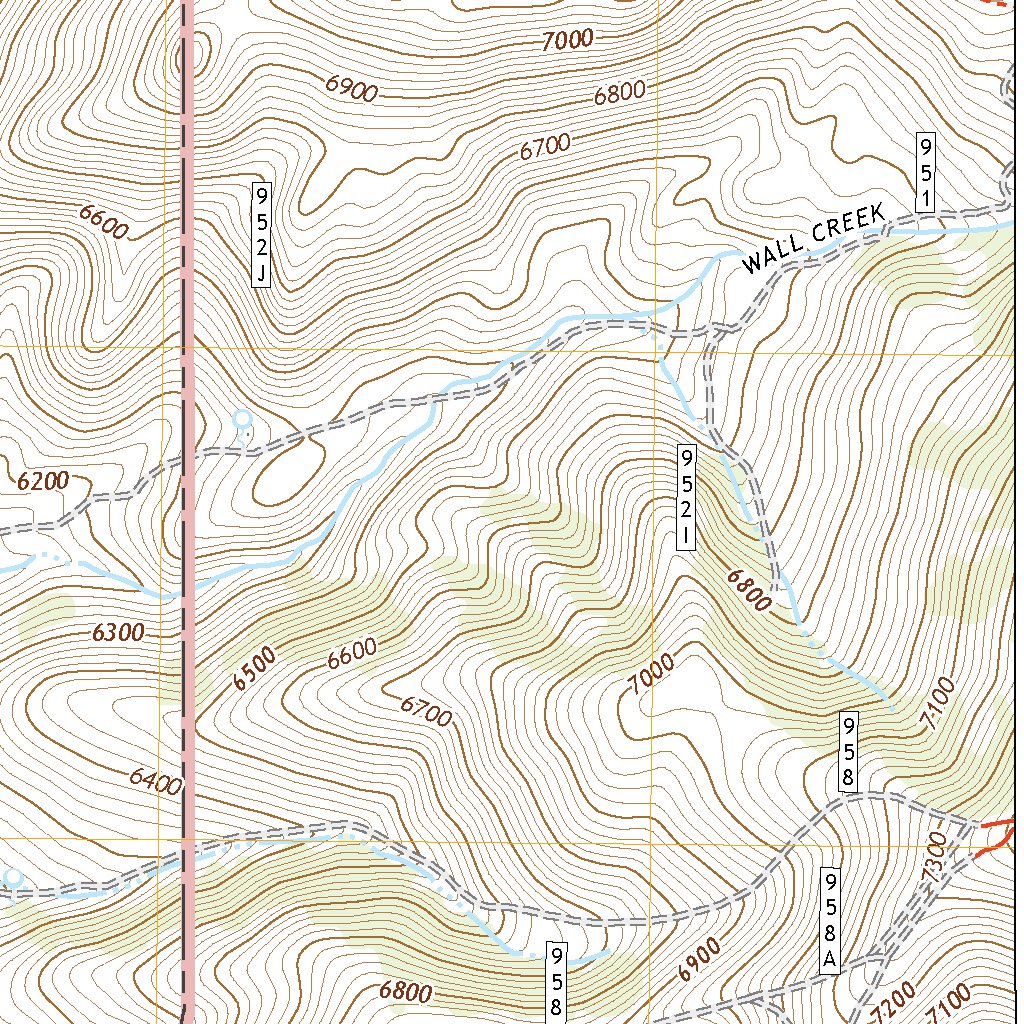 Dry Creek Reservoir, NV (2021, 24000-Scale) Map by United States ...